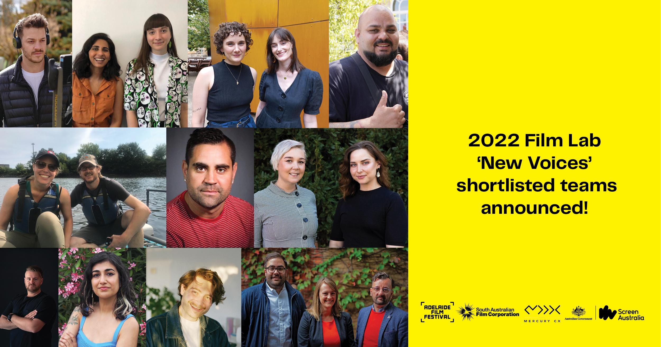 Second round of Film Lab: New Voices teams announced - Adelaide Film ...